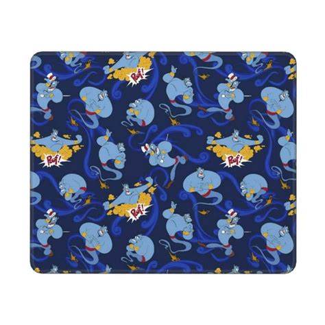 Aladdin Genie Big Face Square Mouse Pad Mouse Mat Washable Mousepad