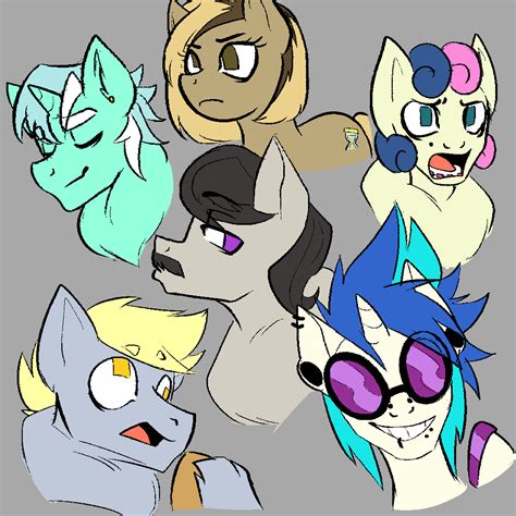 Preppy Emo Art Blog Commissions Open — A Series Of Mlp Genderbend Art