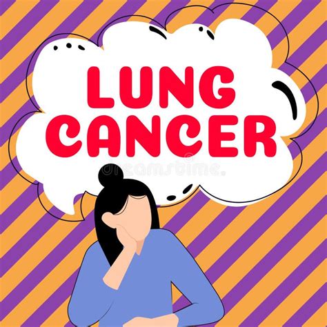 Handwriting Text Lung Cancer Concept Meaning Uncontrolled Growth Of