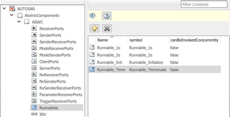 Configure AUTOSAR Initialize Reset Or Terminate Runnables MATLAB Simulink
