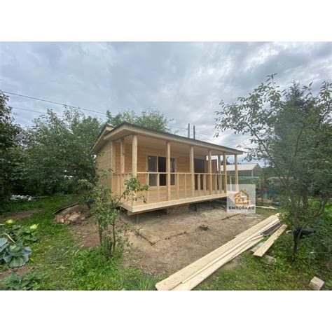 Маленький дом 6х3 метра с верандой ПОД КЛЮЧ