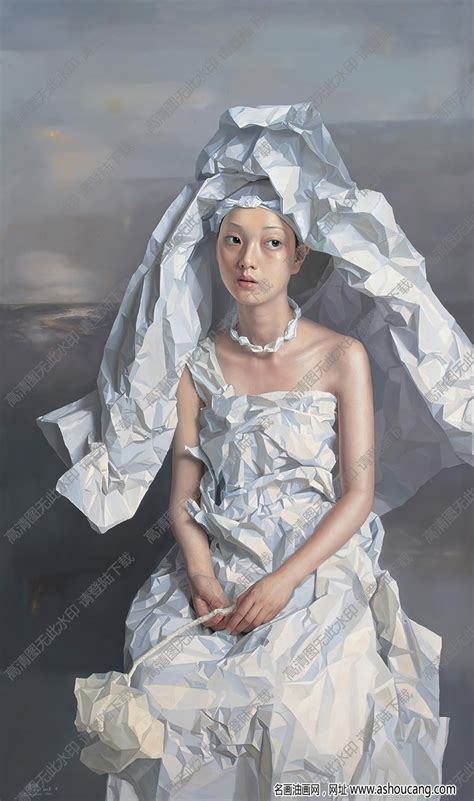 曾传兴的画 纸新娘 高清大图下载 名画油画网