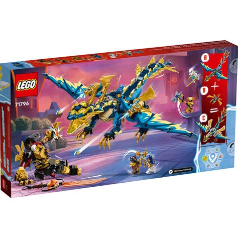 Lego Elemental Dragon Vs The Empress Mech Set 71796 Packaging Brick