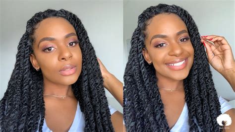 An Easy Protective Style Marley Twist Tutorial Invisible Root Method