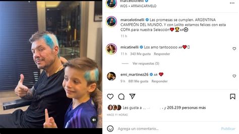 La Sagrada Promesa Que Marcelo Tinelli Y Su Hijo Lolo Cumplieron Tras