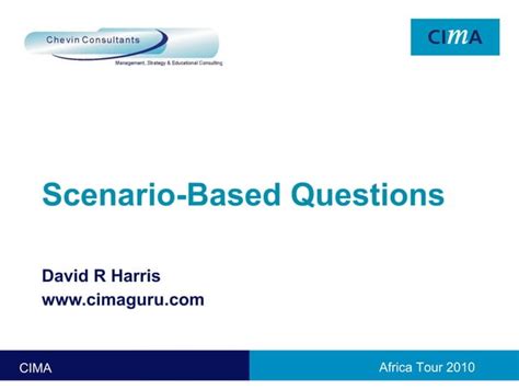 Scenario Based Questions Ppt