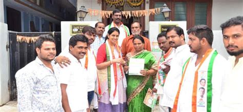 Devireddy Kamala Sudheer Reddy Conducts Door To Door Campaign Devireddy Kamala Sudheer Reddy Conducts Door To Door Campaign