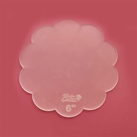 6″ Acrylic Scallop Guide Disk Set Bakers Boutique