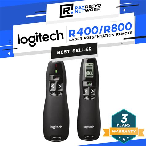 Logitech R400 R800 Wireless Presenter Laser Presentation Remote
