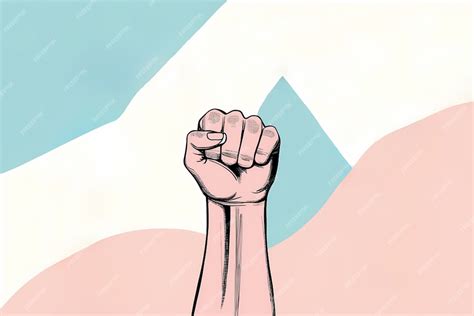 Иллюстрация для месяца осведомленности о раке молочной железы в стиле