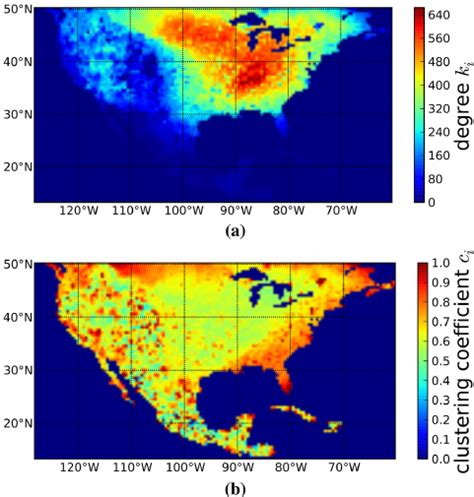 A Degree K I And B Clustering Coefficient C I Obtained Download