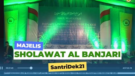 Sholawat Al Banjari SantrehDek21 Paling Merdu Bikin Sejuk Di Hati