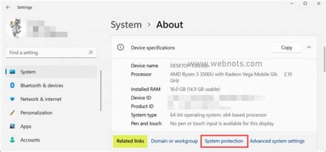 3 Ways To Fix System Restore Greyed Out In Windows 11 WebNots