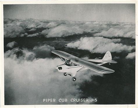 1950s Piper J 5 Super Cub Cruiser Nc26071 In Flight 1806484078