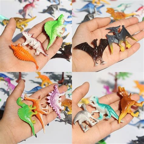 Dinossauros De Borracha Miniatura 90 Peças Mercado Livre