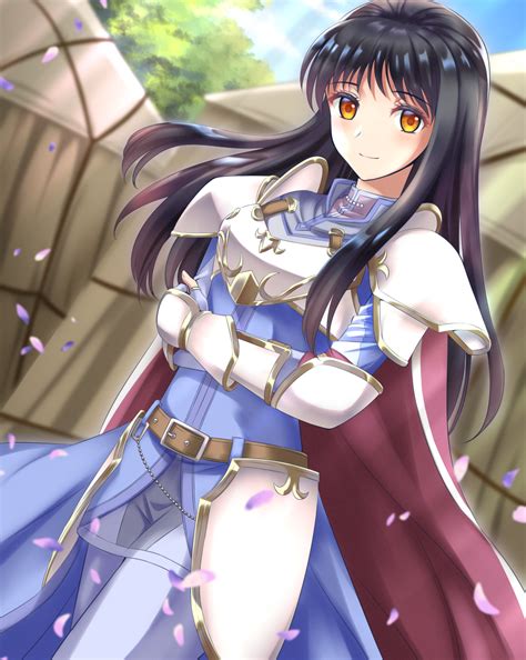 Safebooru 1girl Armor Astrid Fire Emblem Black Hair Blue Coat Blue