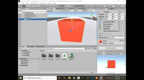 How To Make A Game In Unity D Pt YouTube