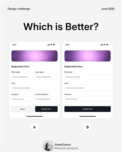 Whats The Best Registration Form Layout Two Input Fields On The Same