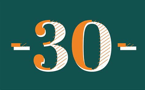 Why Do Press Releases End With 30