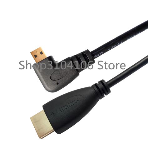Micro Hdmi Cable Left And Right Angled 90 Degree Mic Grandado