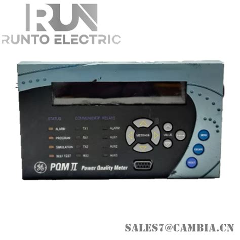 Ge Pqmii C Power Quality Meter Runto Electric