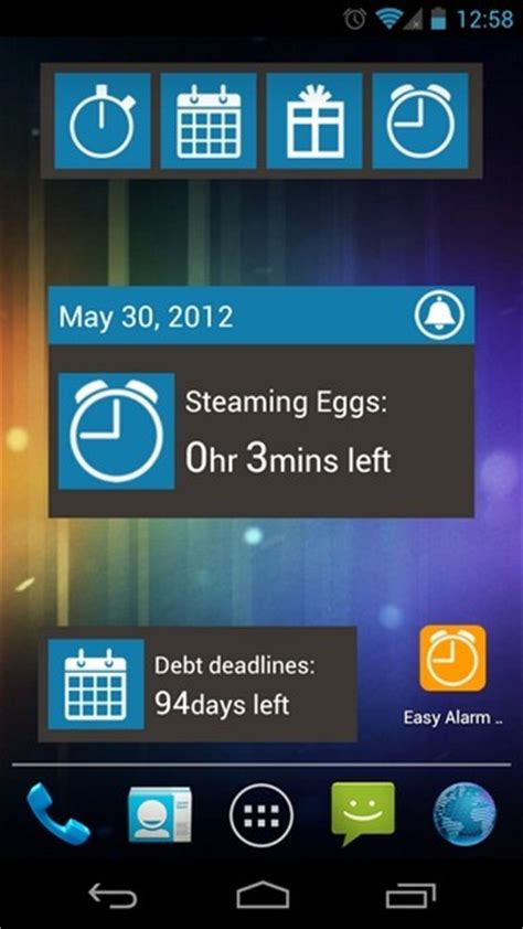 Easy Alarm Clock For Android Offers Multiple Alarm Presets Widgets