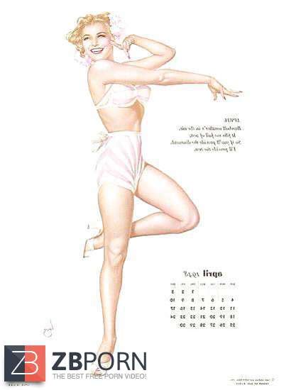 Erotic Calendar Vargas Clamp Ups ZB Porn