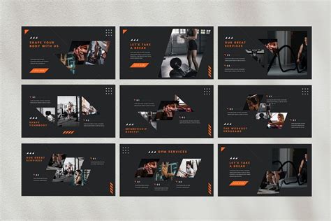 MuscleUp Gym Powerpoint Template PowerPoint Template Powerpoint Presentation Presentation