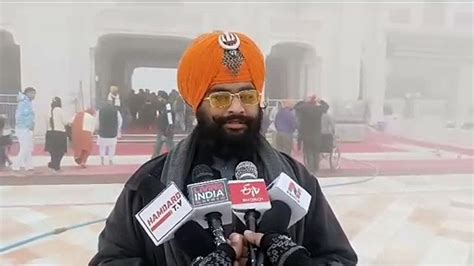 ਸ੍ਰੀ ਗੁਰੂ ਗੋਬਿੰਦ ਸਿੰਘ ਜੀ ਦੇ ਪ੍ਰਕਾਸ਼ ਪੁਰਬ ਮੌਕੇ ਸ਼ਰਧਾਲੂ ਸੱਚਖੰਡ ਸ੍ਰੀ
