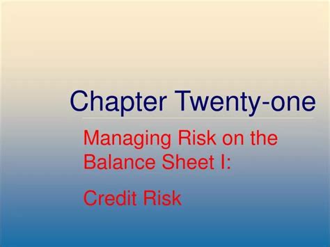 Ppt Chapter Twenty One Powerpoint Presentation Free Download Id