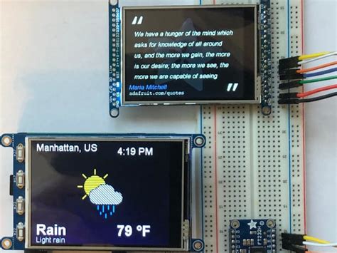 Running Examples Running Pyportal Code On Blinka With Displayio