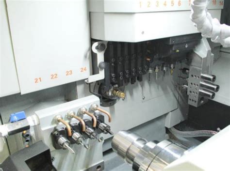 Double Spindle Swiss CNC Lathe Machine Yike
