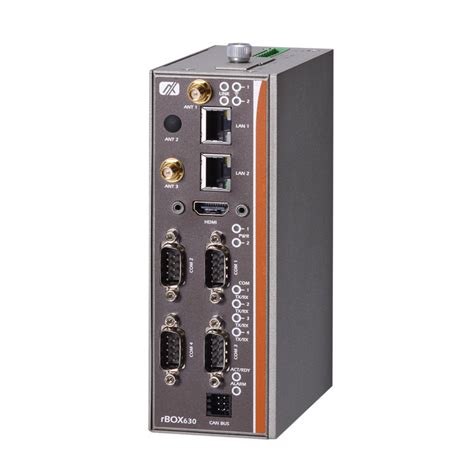 RBOX630 Axiomtek DIN Rail Fanless Embedded System RISC IMX 6 CPU