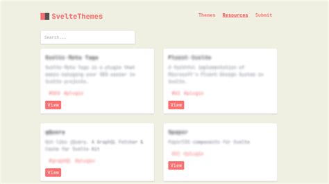 Svelte Themes