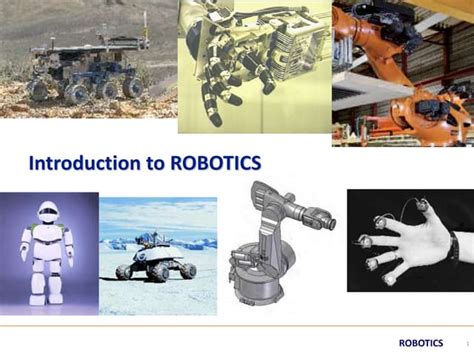 Introduction To Robotics Ppt