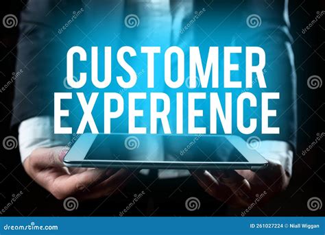 Conceptual Caption Customer Experience Conceptual Photo Interaction Between Satisfied Customer