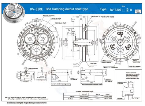 Rv E Series Robot Rv Reducer Servo Gearbox Manufacturer
