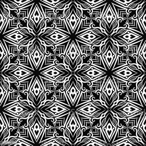 추상적인 배경 장식 일러스트레이션 꽃과 매끄러운 패턴 0명에 대한 스톡 벡터 아트 및 기타 이미지 0명 개념 공예 Istock