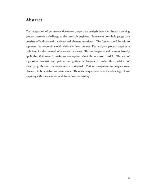 Solution The Data As The Model Interpreting Permanent Downhole Gauge Data Without Knowing The