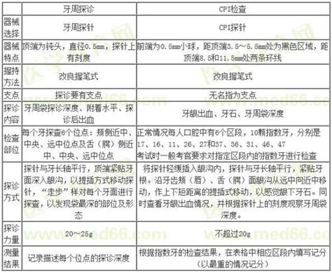 牙周检查表格记录表简称第14页大山谷图库