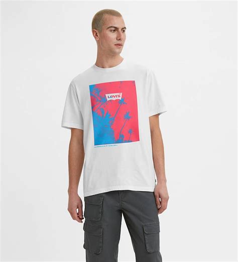 Relaxed Fit Short Sleeve T Shirt White Levis® Ca
