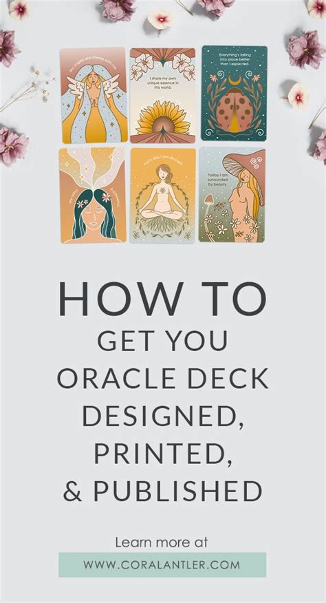 How To Get Your Oralce Deck Designed Printed And Published Oracle