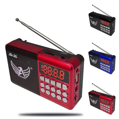 Rádio Portátil Fm Bluetooth Usb Tf Altomex Jd 30 Altomex