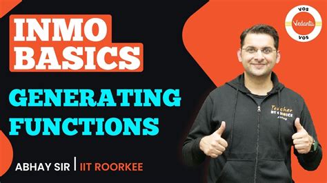 generating functions inmo basics maths olympiad preparation abhay