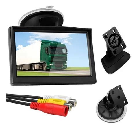 Monitor De Tela Tft Lcd Hd De 5 Polegadas Com Suporte De Mon Parcelamento Sem Juros