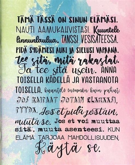 Ajatuksia ja mietteitä Citas Sana