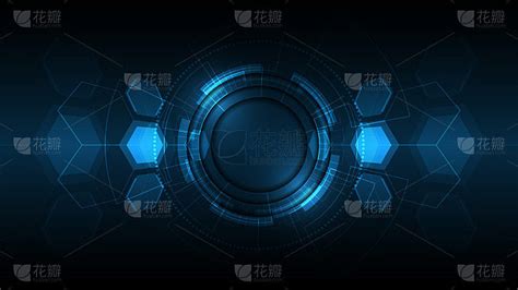 技术背景高科技传播概念创新抽象背景矢量插图
