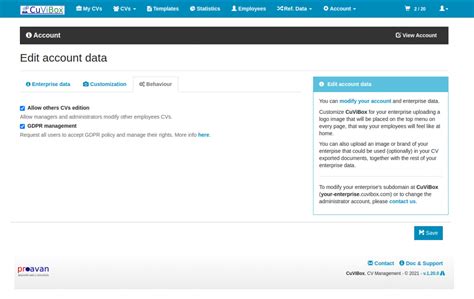 Comply With The Gdpr With Cuvibox Cuvibox Curriculum Vitae Management