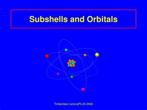 PPT Subshells And Orbitals PowerPoint Presentation Free Download ID 457731
