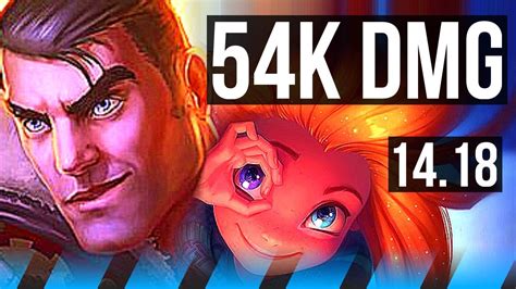 Jayce Vs Zoe Mid 54k Dmg 6 Solo Kills Rank 8 Jayce Godlike